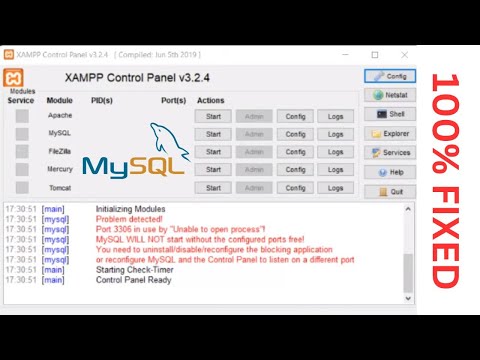 Port 3306 in Use XAMPP Error Fixed MySQL || FIX 2023 || 100% SOLVED