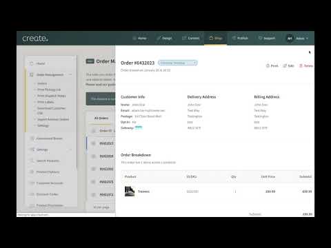 How to use Order Management