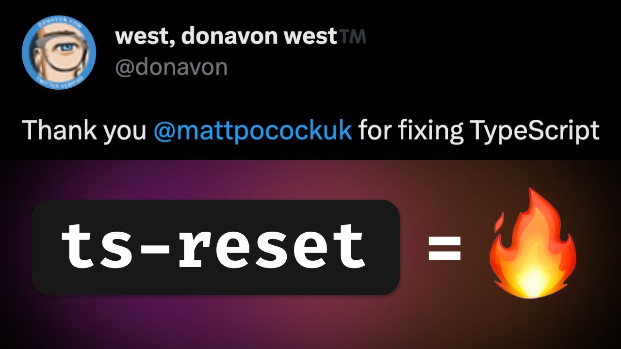 Does ts-reset fix TypeScript?