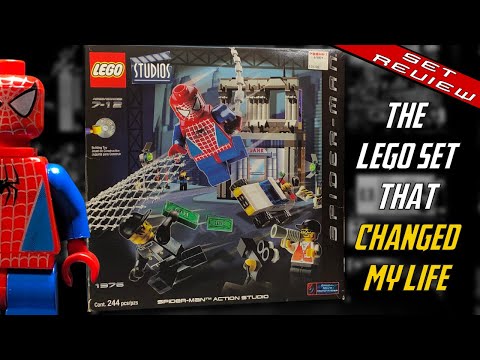 RARE LEGO Spider-Man Action Studio Set 1376 REVIEW (2002 Set)