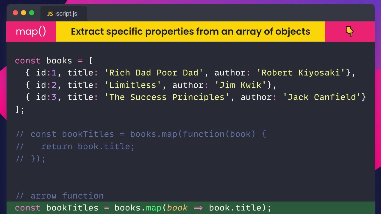 Extract specific properties from an array of objects in JavaScript (2023)
