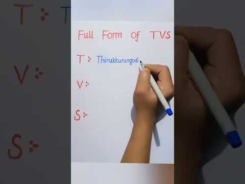 Full form of TVS #important#fullform#viral #shorts