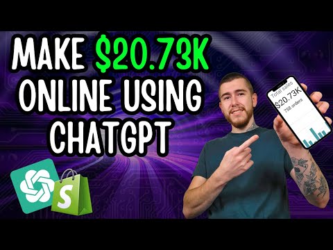 How To Use ChatGPT For Dropshipping (make money online with AI)