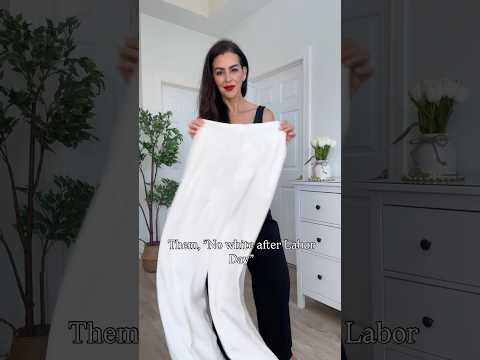 How to style white pants for winter! ❄️✨All outfits linked in bio in my LTK. #styletips #workoutfit