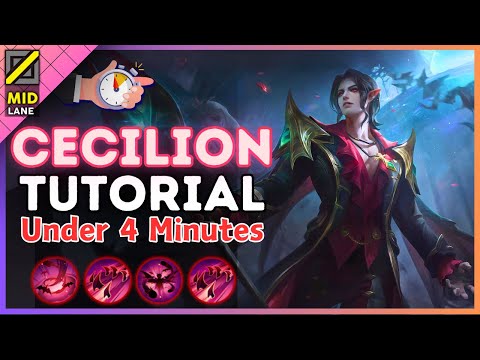 Cecilion Mid Lane Tutorial under 4 Minutes || (MLBB S34) 2024
