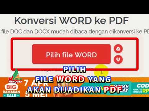 Tutorial Mengubah File Word ke PDF