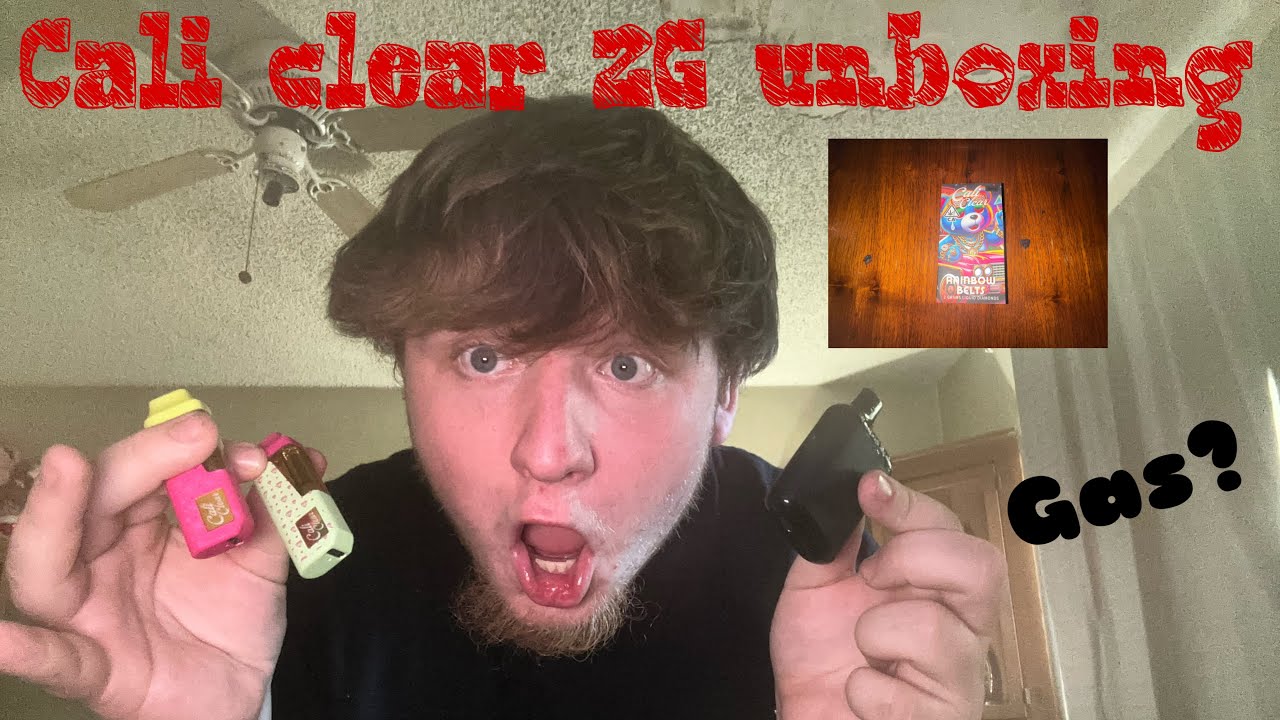 RAINBOW BELTS (CALI CLEAR) UNBOXING AND REVIEW (is it gas?!?!)