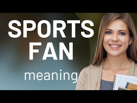 Sports fan — what is SPORTS FAN definition