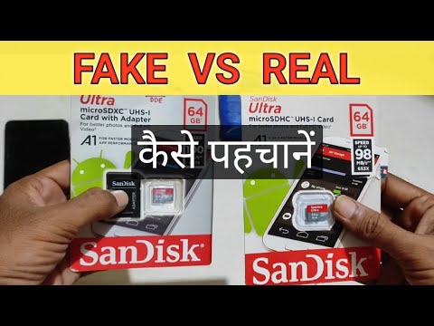 FAKE vs REAL | SanDisk Ultra 64 GB microSDXC Memory Card | in Hindi 2022