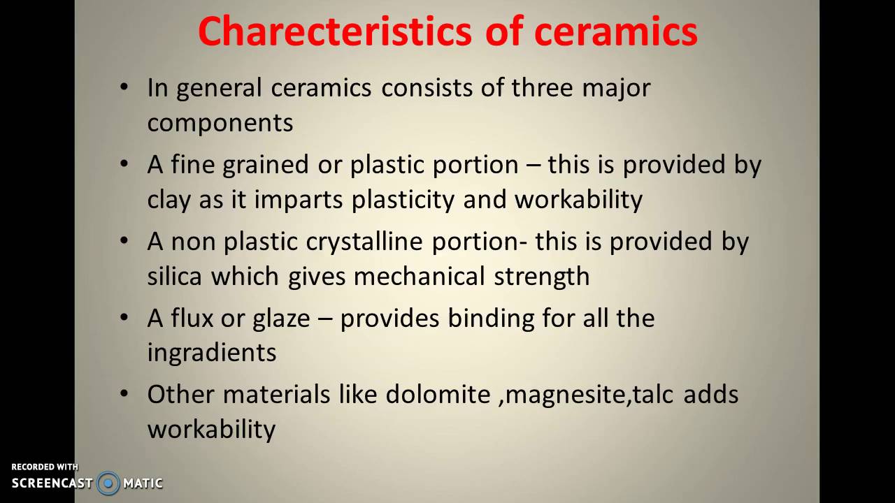 Ceramics ppt