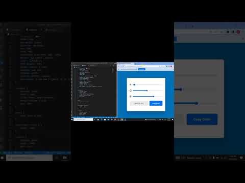 Rgba color generator html css and JavaScript
