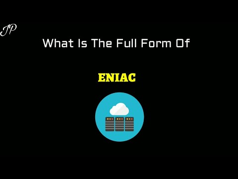 What Is The Full Form Of ENIAC?