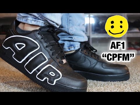 NIKE AIR FORCE 1 x CPFM BLACK “ON FEET” (BEST AF1 THIS YEAR) HOW TO STYLE