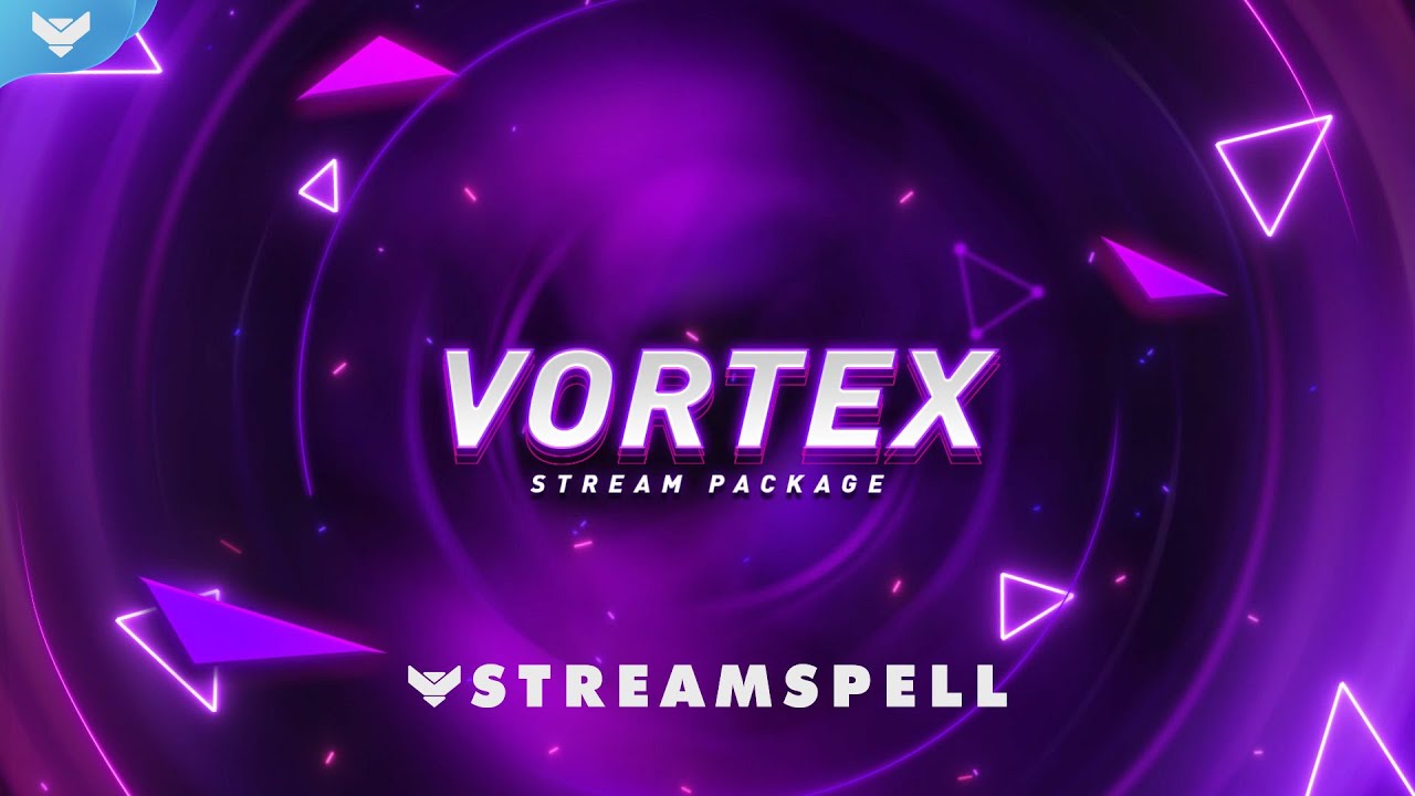 StreamSpell │Vortex Stream Package │ Twitch Overlays for OBS Studio, Streamlabs