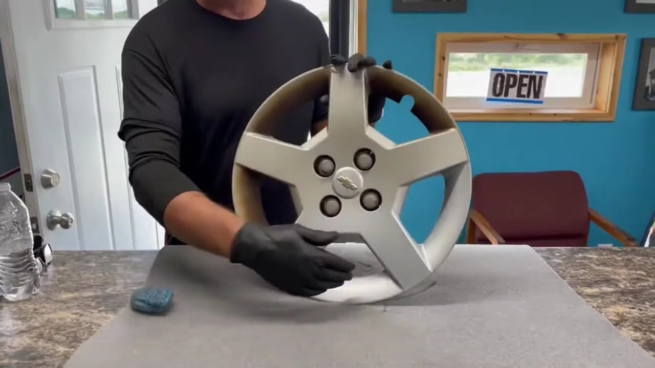 Cleaning Those Nasty Brake Dust-Stained WHEEL COVERS / HUBCAPS | Just Got Easy