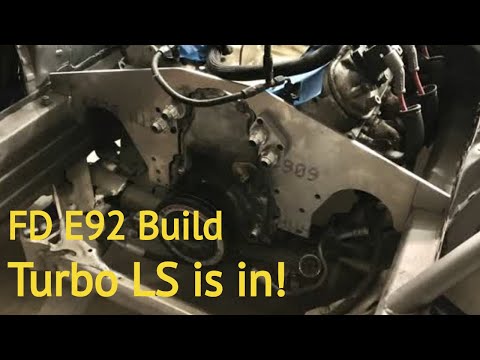 E92 Build, Motor plate turbo LS swap + Dog box!