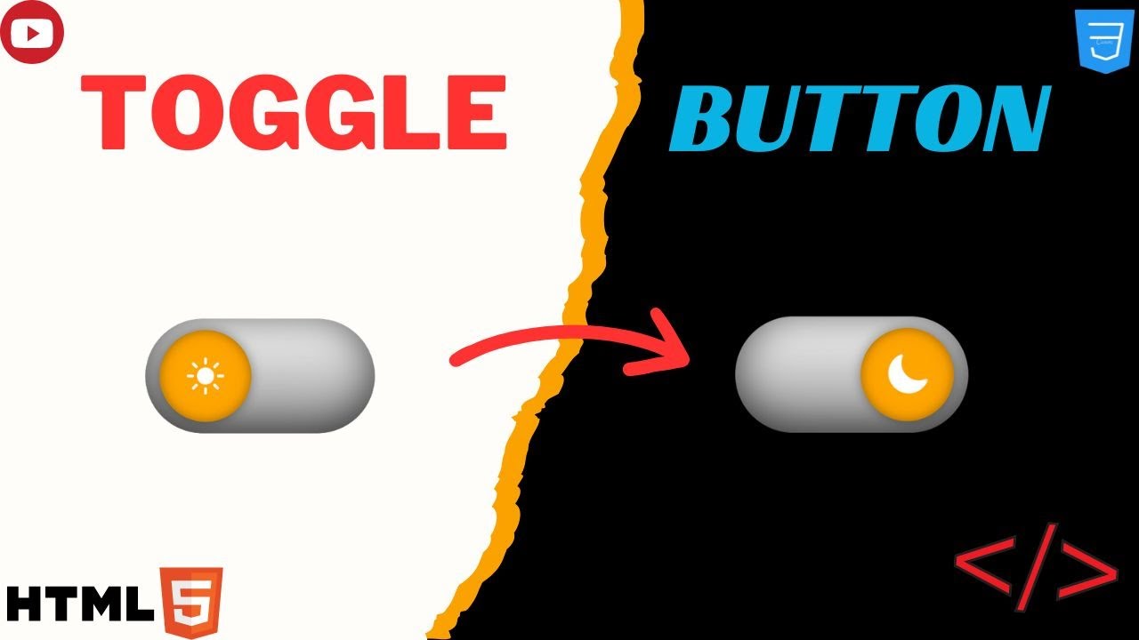 Create Dark Mode Toggle Button in HTML CSS and JavaScript  #ux designer