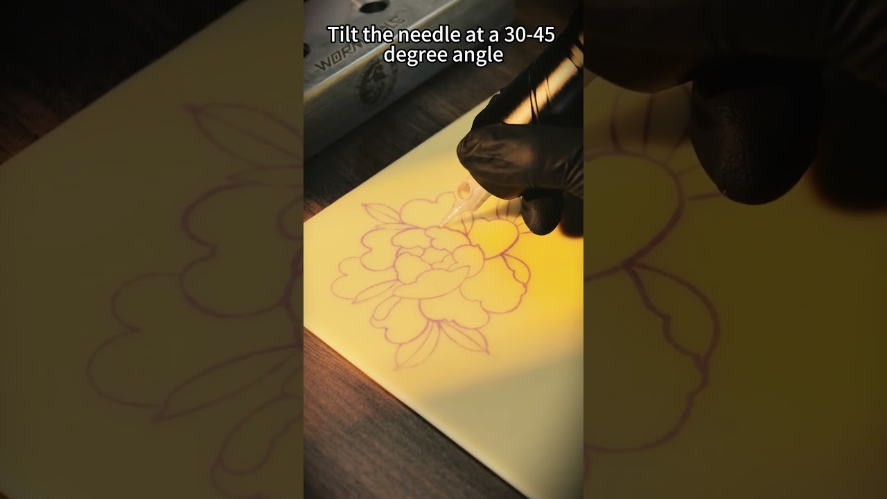 Perfect Lines Start Here: Tattoo Tips for Beginners #wormholetattoo #art #tattoo #practice