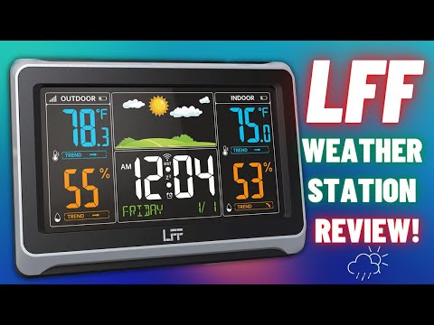 LFF Weather Station LSW200 REVIEW! // Best Budget Weather Station + Atomic Clock? 🌦️