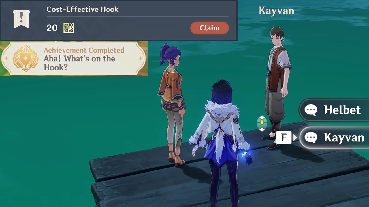 Miraculous Hook in Genshin Impact: Find materials for Kaiwan