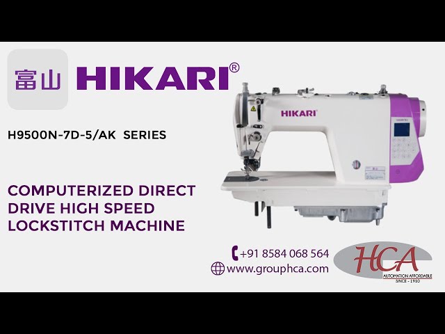 Hikari Industrial Sewing Machine - H9300-7D Computer Direct Drive High ...