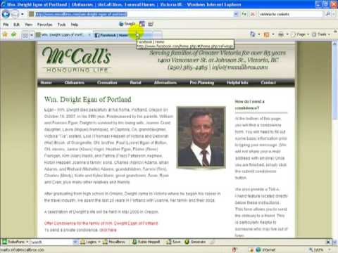 Funeral Web Sites Q & A | Add Obit To Facebook