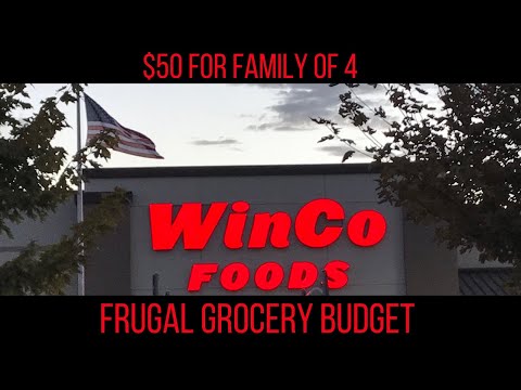 $50 Grocery Budget For Family Of 4 | Frugal Meal Plan