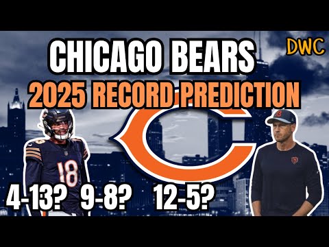 Chicago Bears 2025 Record Prediction! Full GAME BY GAME Picks!