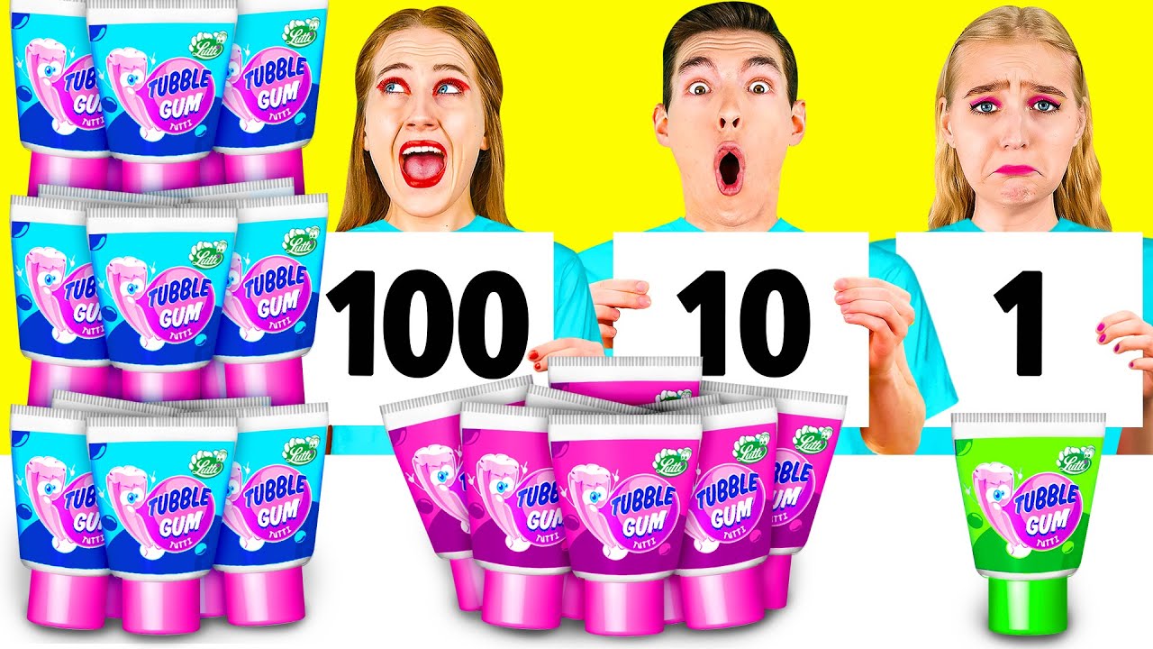 Tantangan 100 Lapis Makanan | Hacks Dapur Lezat Fun Challenge