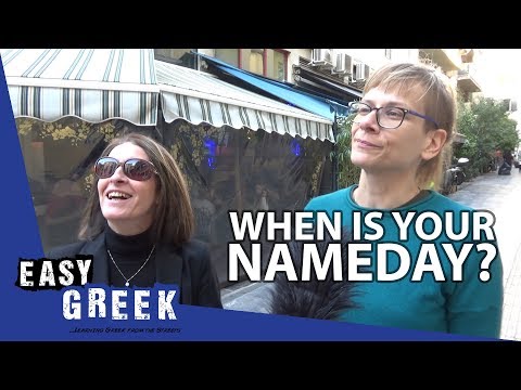 When is your nameday? | Easy Greek 27