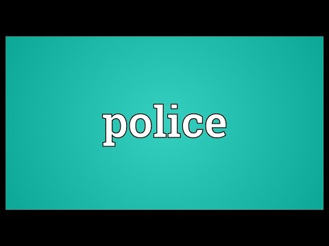 Police Meaning