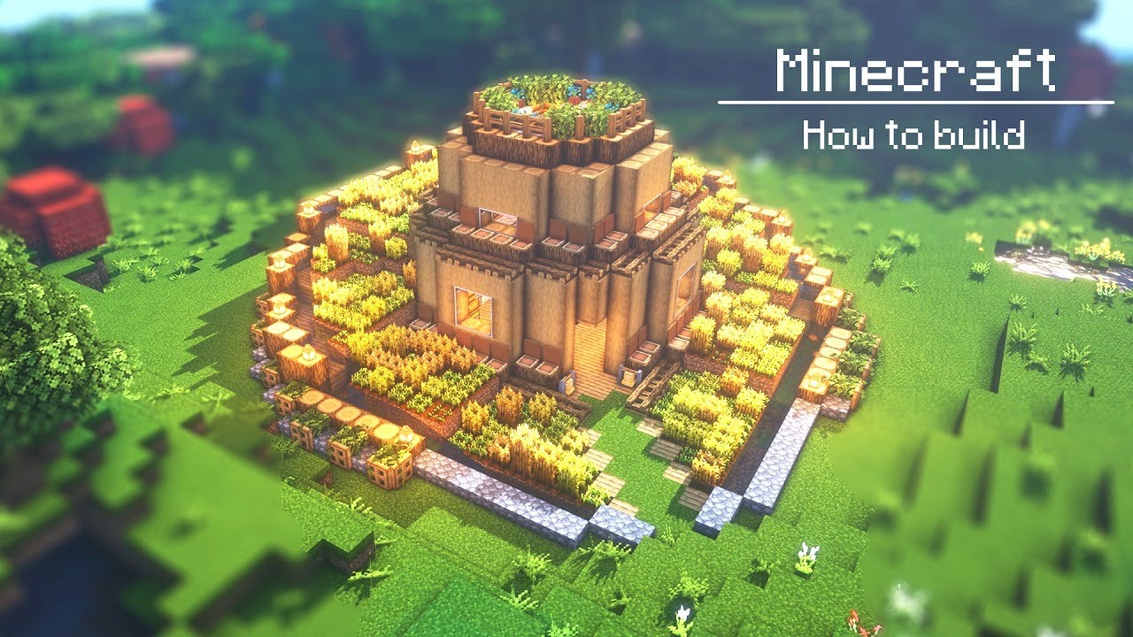 Minecraft : How to build Stag Beetle Farmhouse | Minecraft tutorial ...