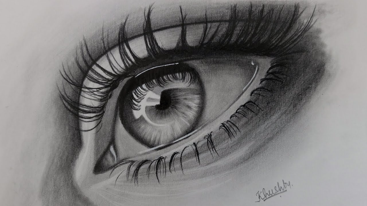 How to Draw Hyper-realistic Eye Drawing Like a PRO| Step-by-step Tutorial for Beginners 