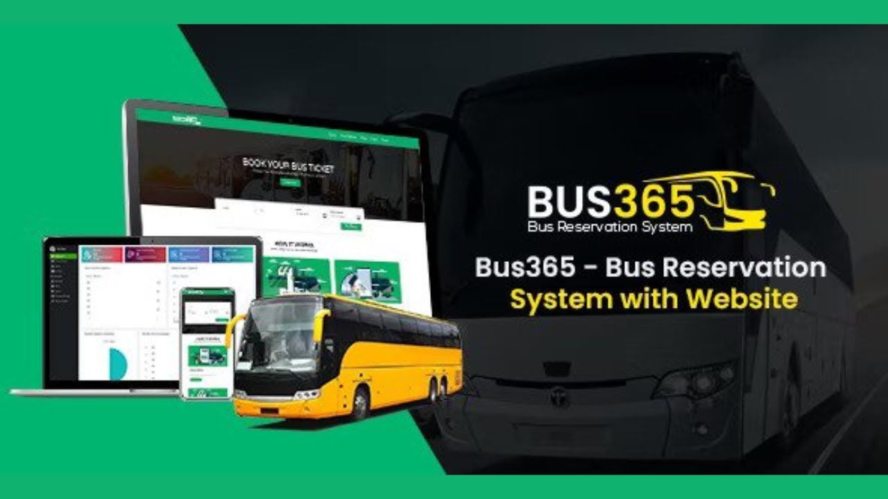 Bus365 - Bus Reservation System with Website || How to Make Bus Ticket Booking Website