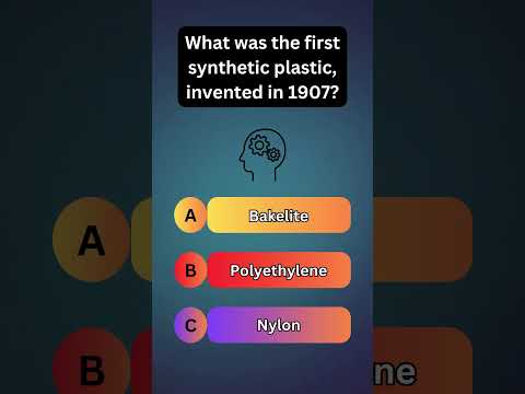 What was the First Synthetic Plastic, Invented in 1907?