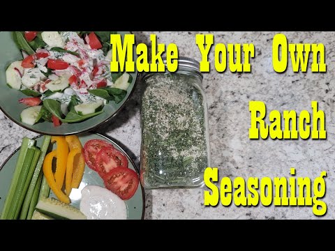 Ranch Seasoning Recipe & How we use it ~ Save Money $ ~ Dressing & Dip recipe