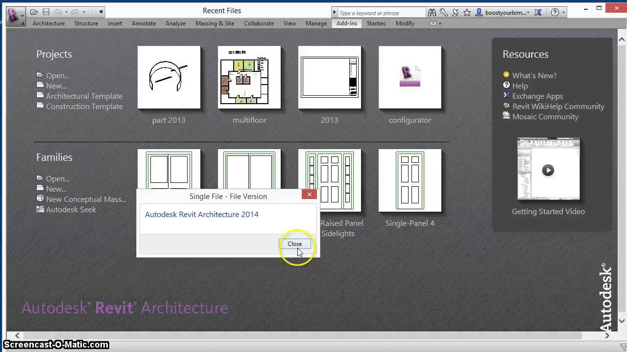 Boost Your BIM - Revit File Version Check