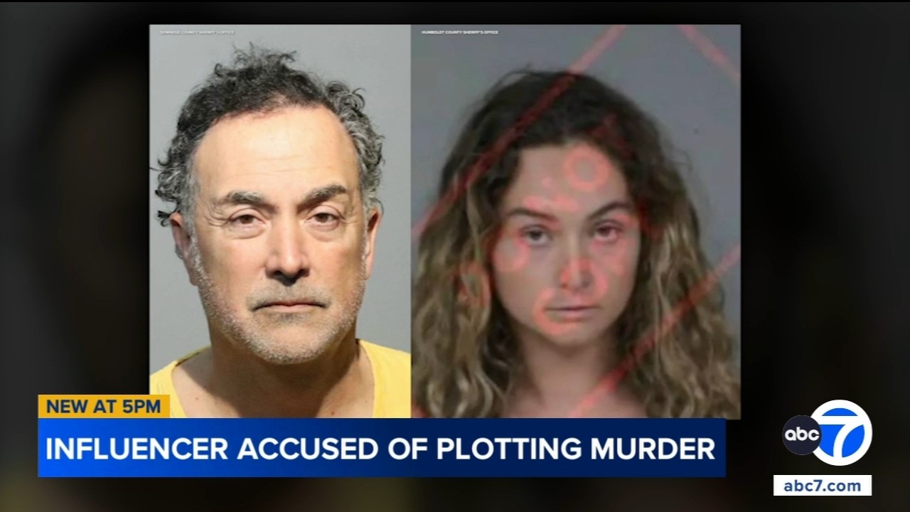 Influencer, her father charged in alleged plot to kill singer in LA