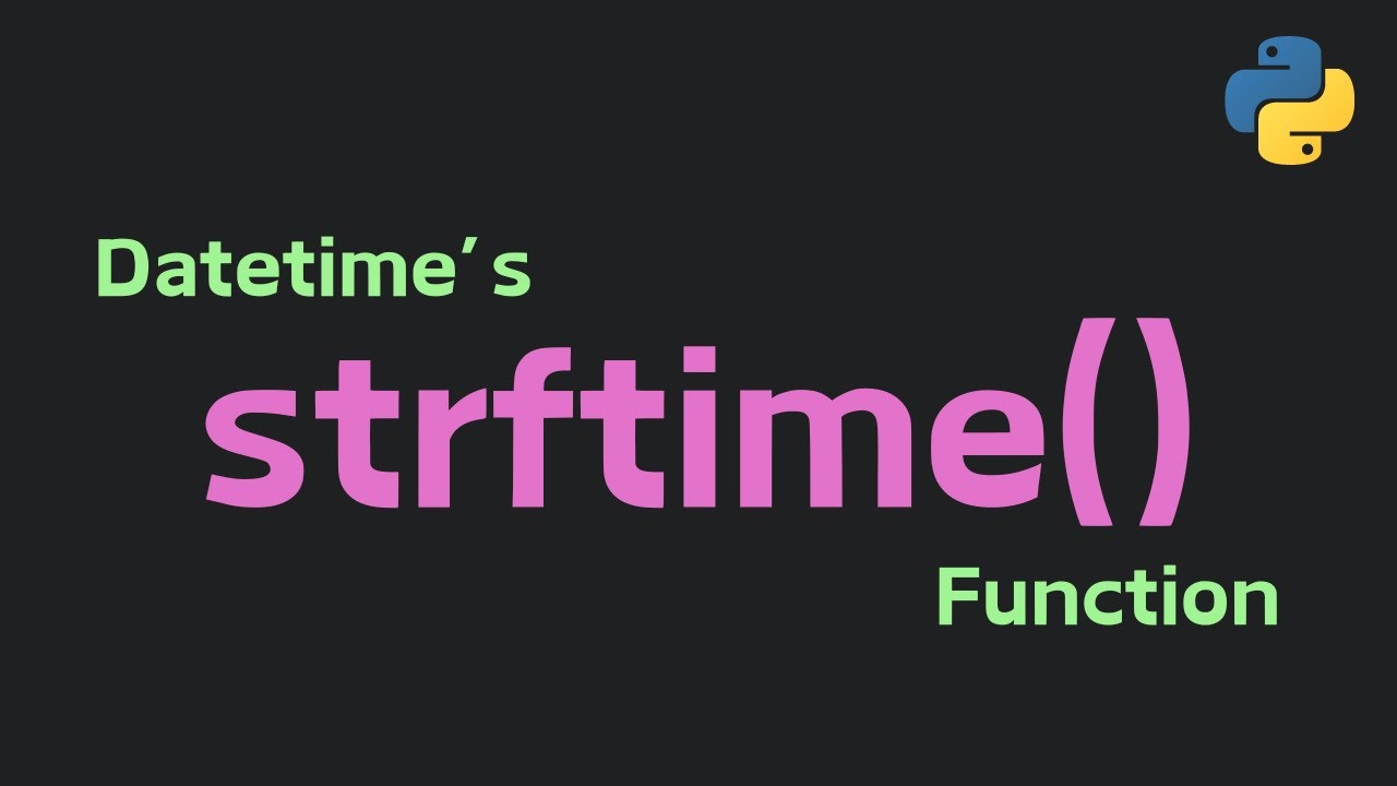 How to Format Dates and Times in Python with strftime()