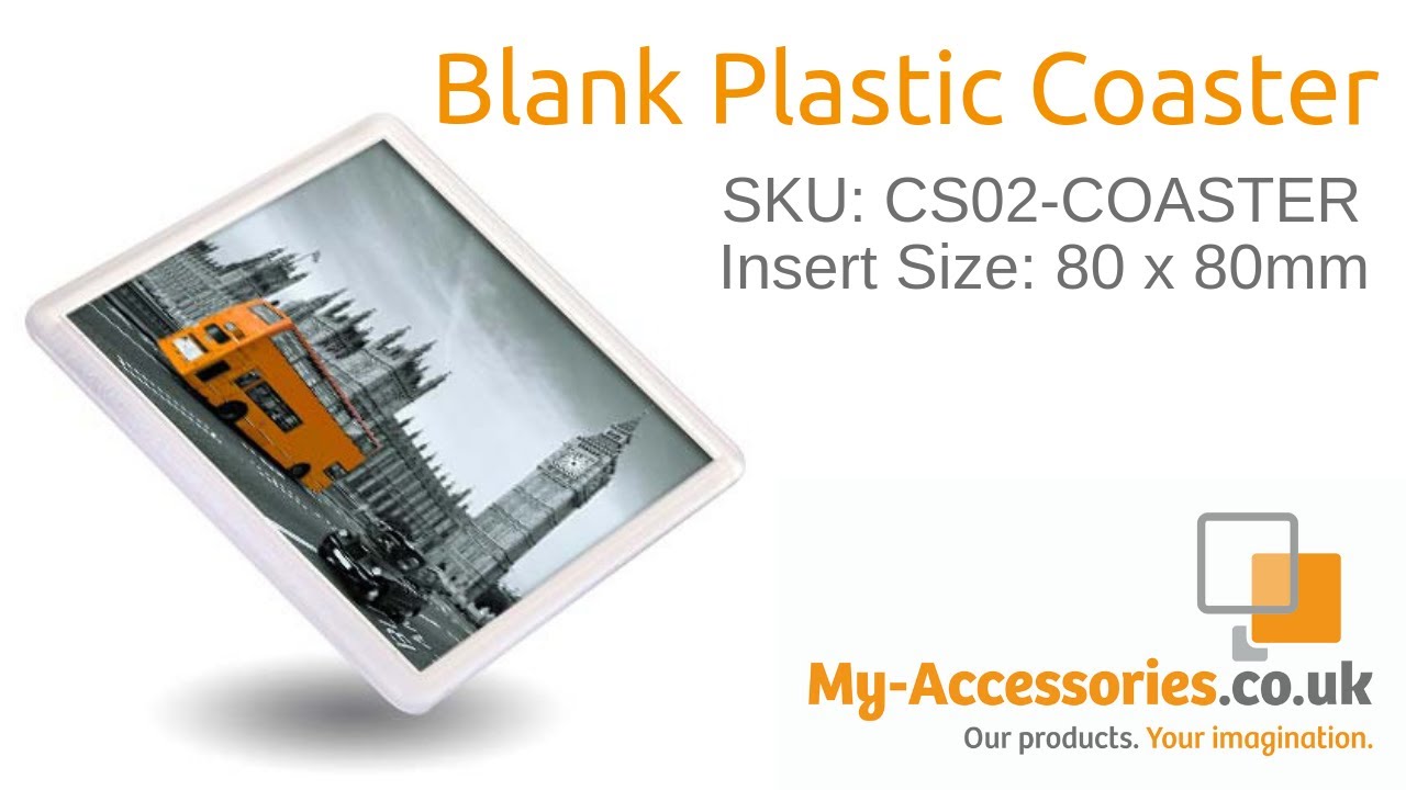 DIY Photo Coaster | How To Personalise Your Own Square CS02 Coaster | My Accessories