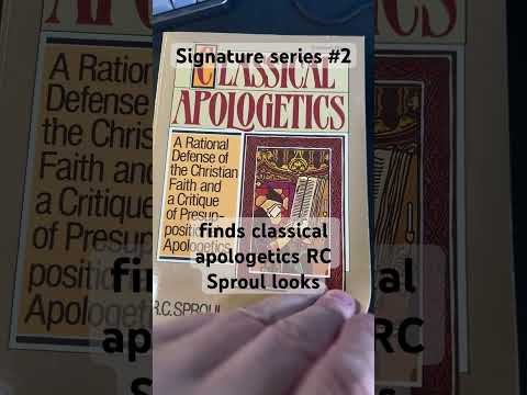 Signature Series #2 - Signed copy Classical Apologetics #thriftstorefinds #rcsproul