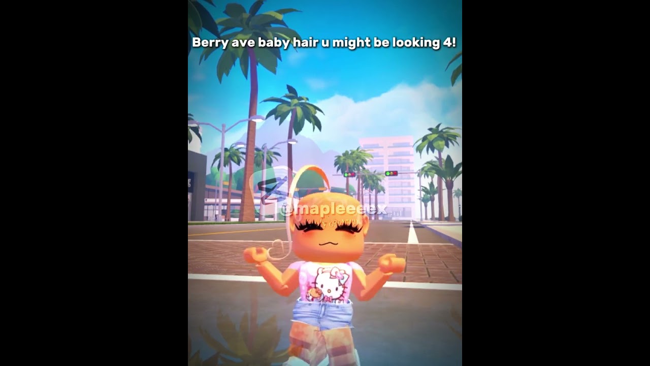 Berry ave baby hair codes! II #roblox #berryavenuecodes #cutebabycodesforberryavenue II