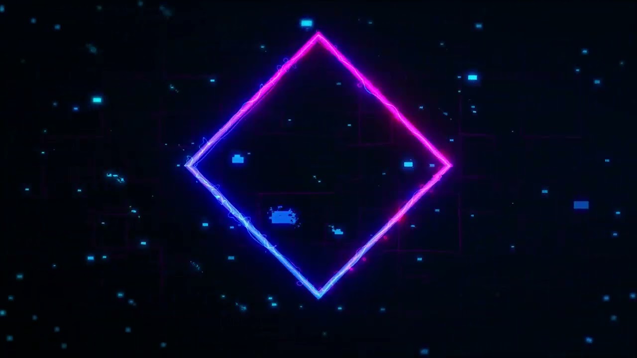 Glitch Neon Live Wallpaper