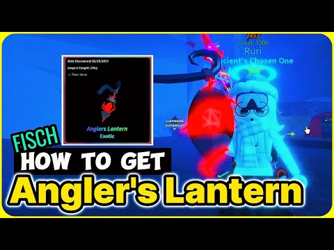 How to Get the ANGLER’S LANTERN in Fisch (EASY GUIDE) | Exotic Item Location & Tips!