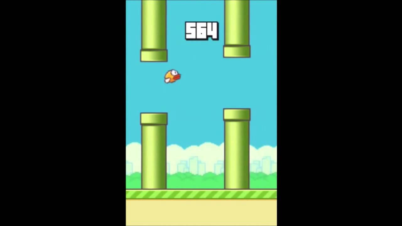 Flappy Bird World Record!!! Over 1000!!!