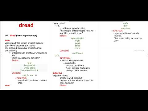 dread