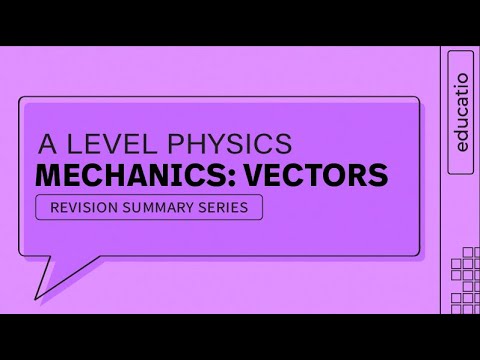 A LEVEL PHYSICS REVISION: VECTOR MECHANICS EXPLAINED