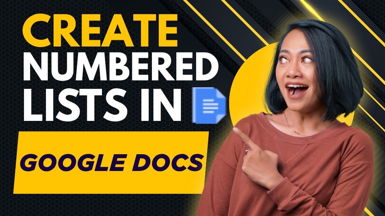 Numbered Lists & Sub-Sections In Google Docs - Full Tutorial