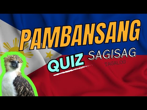 ALAM MO BA ANG MGA PAMBANSANG SAGISAG NG PILIPINAS?