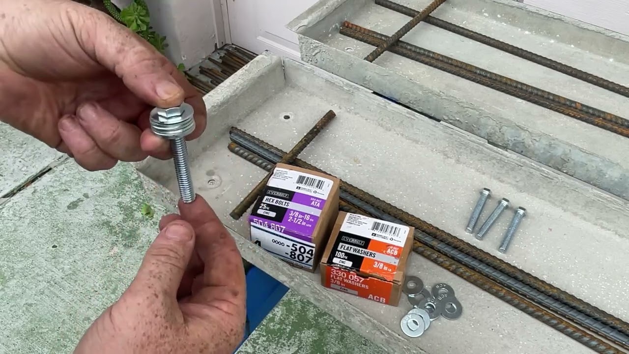 DIY Concrete step treads